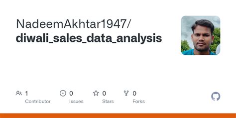 GitHub NadeemAkhtar Diwali Sales Data Analysis