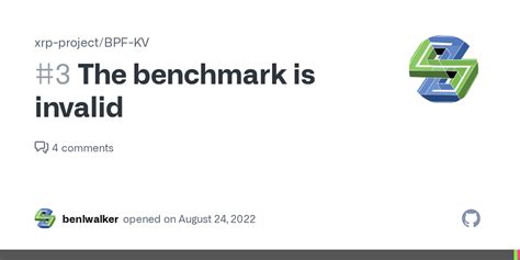 The Benchmark Is Invalid · Issue 3 · Xrp Projectbpf Kv · Github
