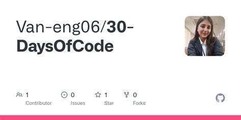 GitHub Van Eng06 30 DaysOfCode