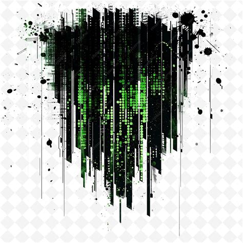 Png Hacker Encryption Glitch With Binary Code Abstract Shapes An Illustration Texture Background