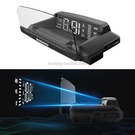 H408c 자동차 37 인치 Obd 모드 Hud 헤드 업 디스플레이 지원 수온 경보 전압 경보