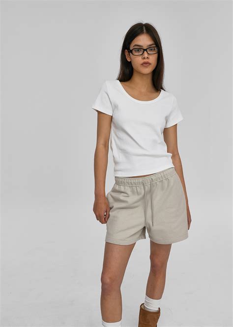 B Basic 헤비코튼 밴딩 숏팬츠 2type