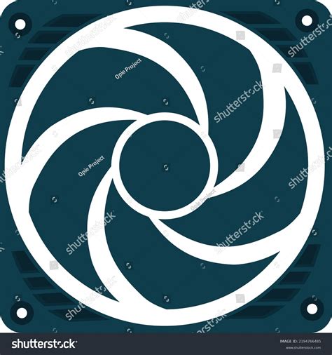 Fan Cooler Pc Computer Illustration Fan Stock Vector Royalty Free Shutterstock