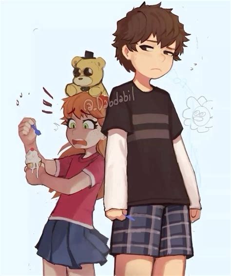 Evan And Elizabeth Imagenes De Fnaf Anime Dibujos Dibujos Animados