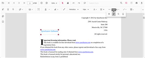 free text annotation in react pdfviewer component syncfusion