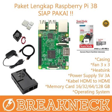 Jual Kpr Paket Lengkap Raspberry Pi 3 Model B Case Gpio Terbuka Shopee Indonesia