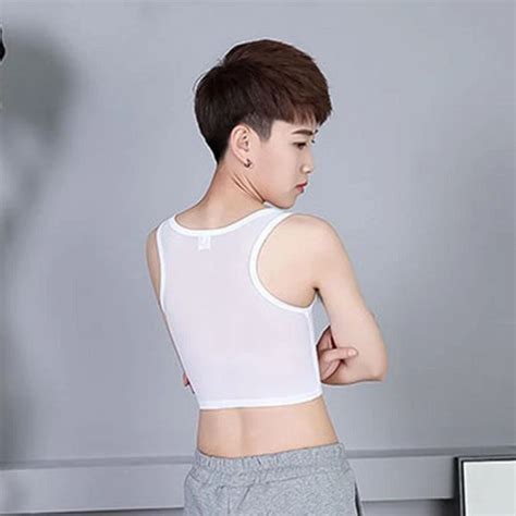 Bandage Chest Binder Zip Up Breast Binder Flat Slim Chest Supporter