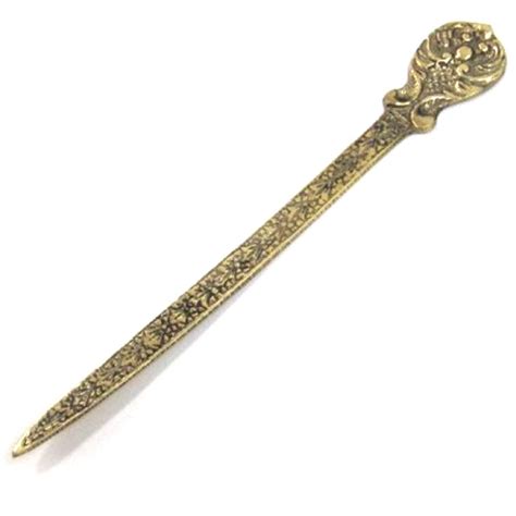 Br 2010 Solid Brass Letter Opener India Overseas Trading Corporation