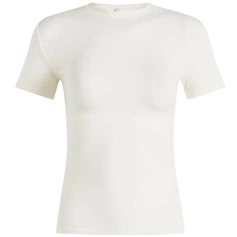 Skims Cotton Jersey T Shirt Marble End At