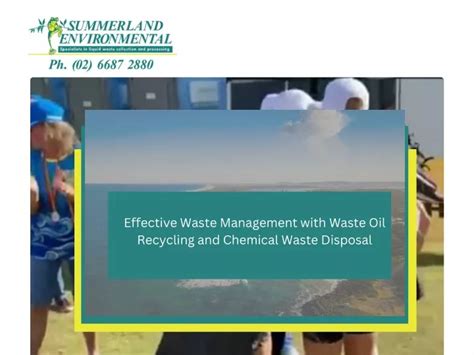 PPT Effective Waste Management With Waste Oil Recycling And Chemical Waste Disposal PowerPoint