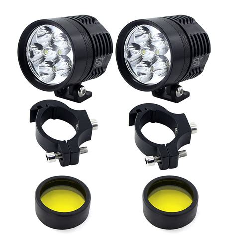 2pcs 12000lm Led Motorcycle Headlight Fog Drl Lamp Cree Chip Motorbike
