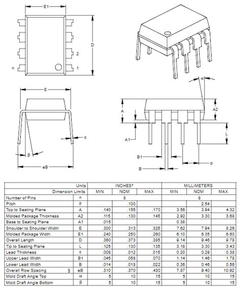 pic10f200 microcontroller circuit pinout and datasheet