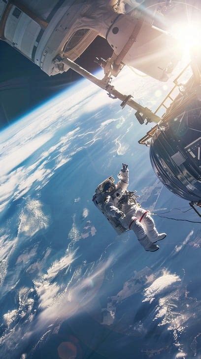 Free Astronaut Spacewalk Adventure Image Astronaut Spacewalk Earth