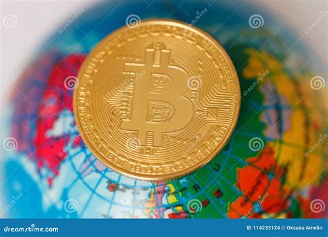 Globe And Bitcoin Stock Photo Image Of Computing Buying