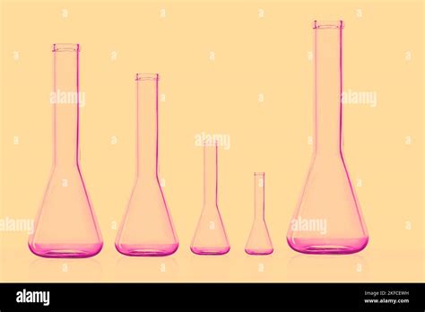 Laboratory Flasks Transparent Glass Chemistry Medicine Laboratory Stock Photo Alamy