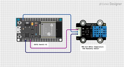 Esp32 Based Temperature And Humidity Monitoring System How To Guide And Editable Circuit