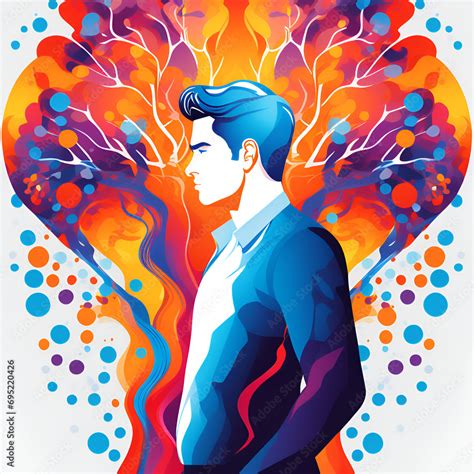 Hyper Sexual Disorder Mental Health Medical Concept An Illustration Vector Art Stock