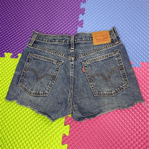 Levis Cheeky Jean Shorts Marked Size 27” Waist Depop
