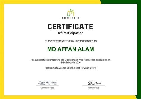 Md Affan Alam On Linkedin Hackathon Webdevelopment