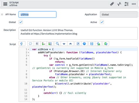 Great Ux Trick Html Placeholders Servicenow Implementation Blog