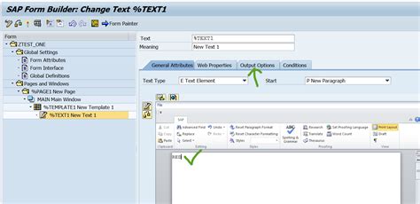 Designing A Template In Smartform Sapcodes