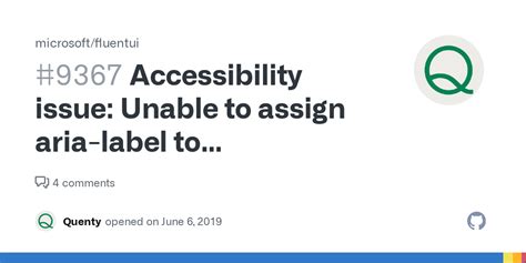 Accessibility Issue Unable To Assign Aria Label To Choicegroup · Issue 9367 · Microsoft