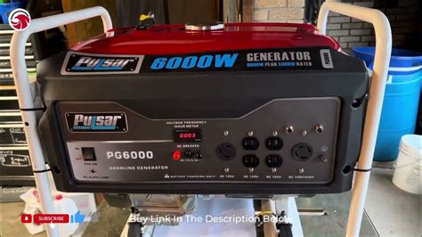 Pulsar 6000w Generator Pg6000 Youtube