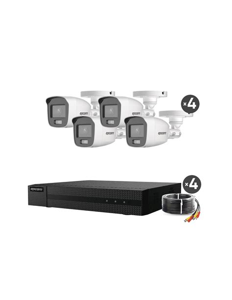 Modelo B8 Kit Cv A Kit Turbohd 1080p Dvr 4 Canales 4 Cámaras Bala