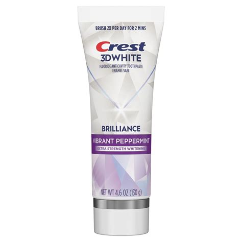 Crest 3d White Brilliance Toothpaste Vibrant Peppermint 46 Oz