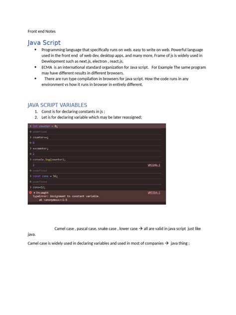 Js Notes Pdf