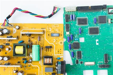 Premium Photo Microprocessor And Microchips Background And Texture Of Electrical Parts