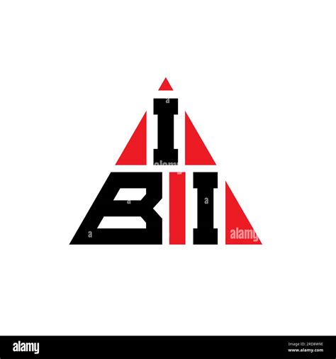 Ibi Triangle Letter Logo Design With Triangle Shape Ibi Triangle Logo