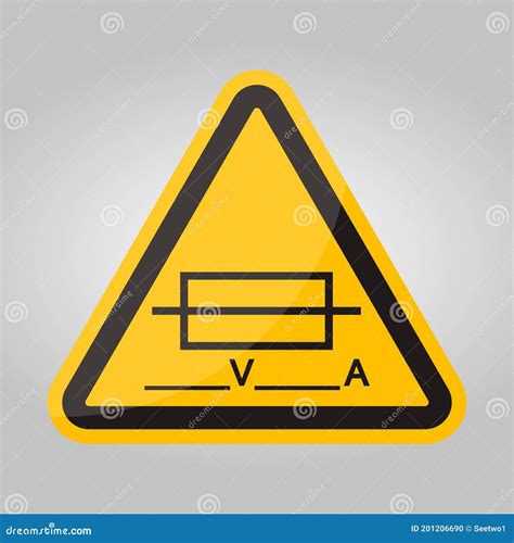 Fuse Writable Symbol Sign Vector Illustration Isolate On White Background Label Eps10