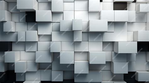 Premium Photo White And Gray Geometric Pattern Background Vector