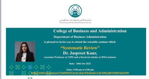 Drjaspreet Kaur On Linkedin Conducted A Workshop At Princess Nourah