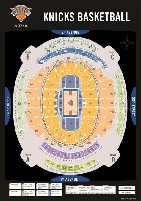 Seating Chart Map Knicks Nation