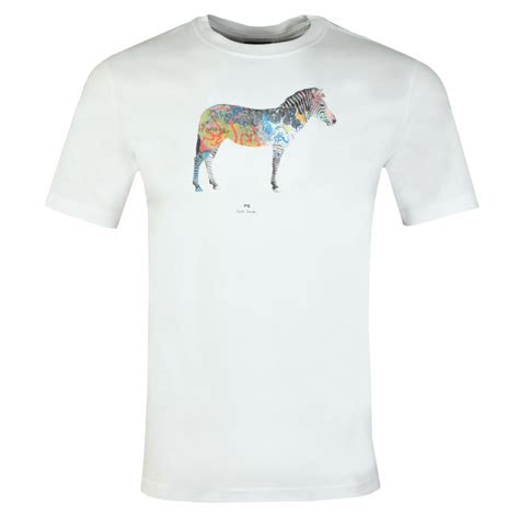 Ps Paul Smith Zebra Print Tee Oxygen Clothing