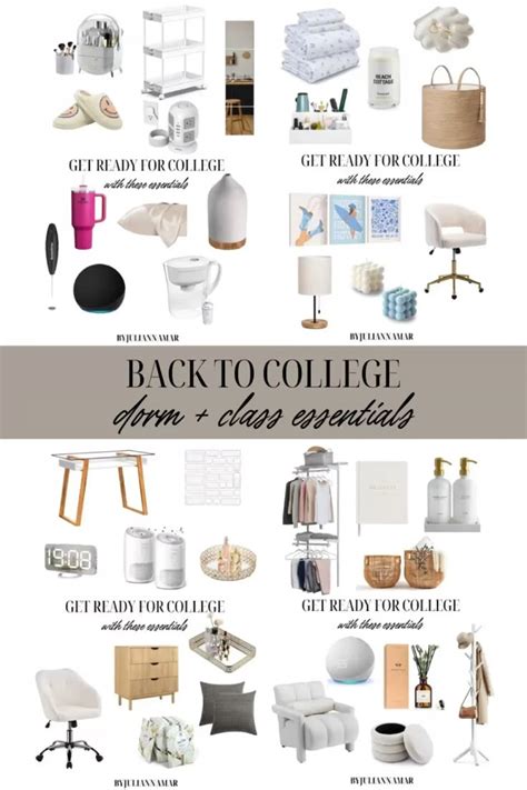 Back To College Dorm Class Essentials Byjuliannamar College Dorm