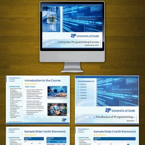 Powerpoint Template For Computer Programming Courses Powerpoint