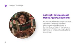 E Learning Mobile App Development PPTX Online Education Education