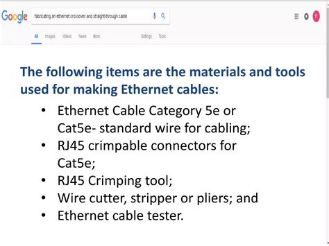 Lesson 1 Creating Ethernet Cable Pptx Computer Networking