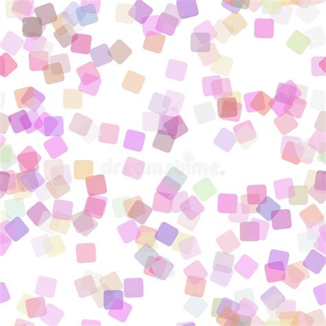 Seamless Square Pattern Background Vector Illustration From Random Rotated Squares With