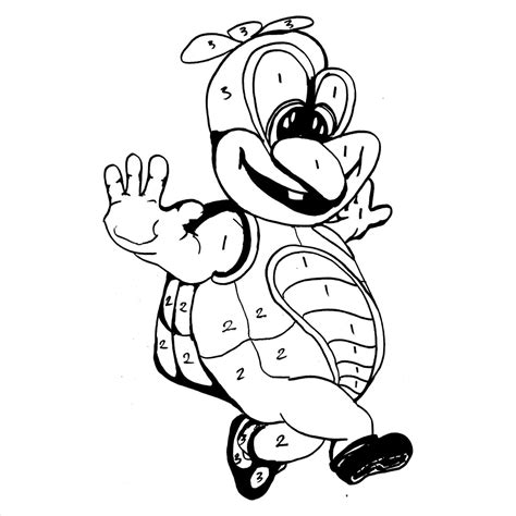 Wendy Koopa Coloring Pages Coloring Pages