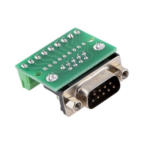 Módulo Adaptador Db9 Serial Rs232 Rs485 Macho Para Borne Kre Módulo Adaptador Db9 Serial Rs232 Rs485 Macho Para Borne Kre