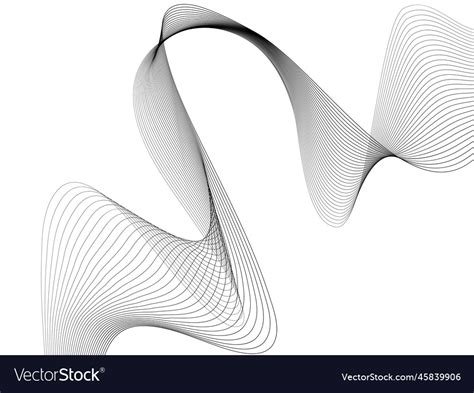 Abstract Wave Element For Design Digital Vector Image