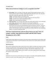 CS 3305 Discussion Forum Unit 4 Docx CS 3305 DF Unit 4 What Advanced