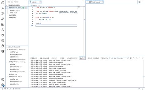 Ocp Cad Viewer Panel Blank Screen Despite Server Running · Issue 2 · Bernhard 42vscode Ocp Cad