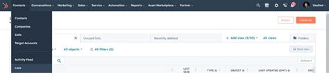 Hubspot Lists 101