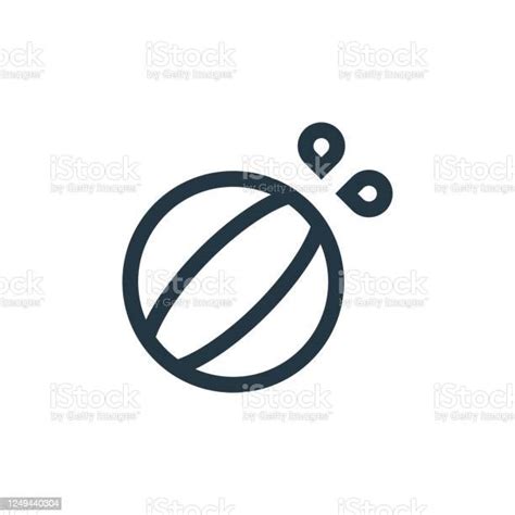 볼 벡터 아이콘입니다 공 편집 스트로크 웹 및 모바일 앱 인쇄 매체에 사용하기위한 볼 선형 기호 얇은 선 그림 벡터 격리 된 윤곽선 도면입니다 가죽에 대한 스톡 벡터 아트