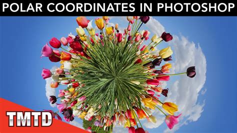 Photoshop Tutorials Polar Coordinates In Photoshop Youtube